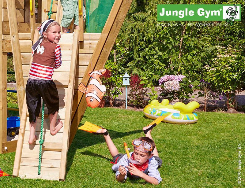 Jungle Gym Cottage Boat Climbing Frame | Garden Toy Store